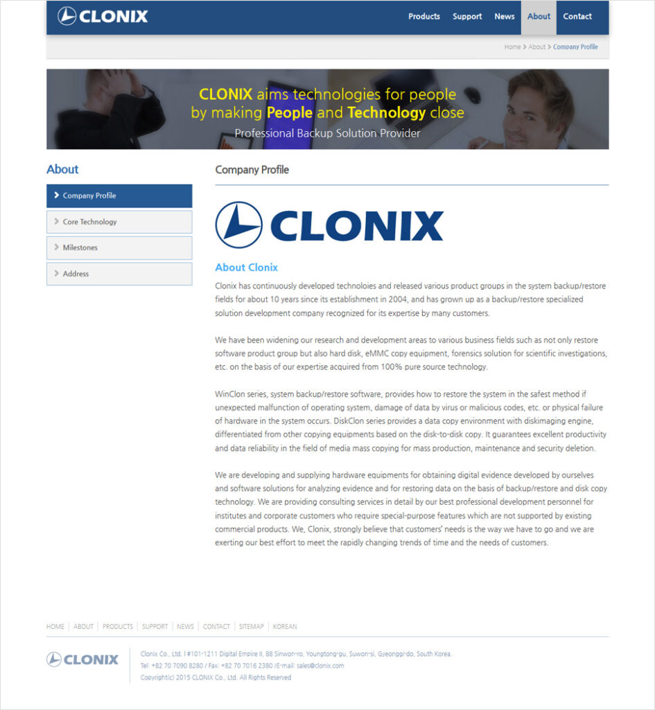 CLONIX - 주식회사 비씨티원